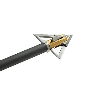 Afflictor Fixed EXT Broadhead | Cut on Contact Fixed Blades | Superior Penetration | Field Point Accuracy | Durable Design | Low Profile | Shoots from Any Bow | Devastating 1-1/4" Cutting Diameter