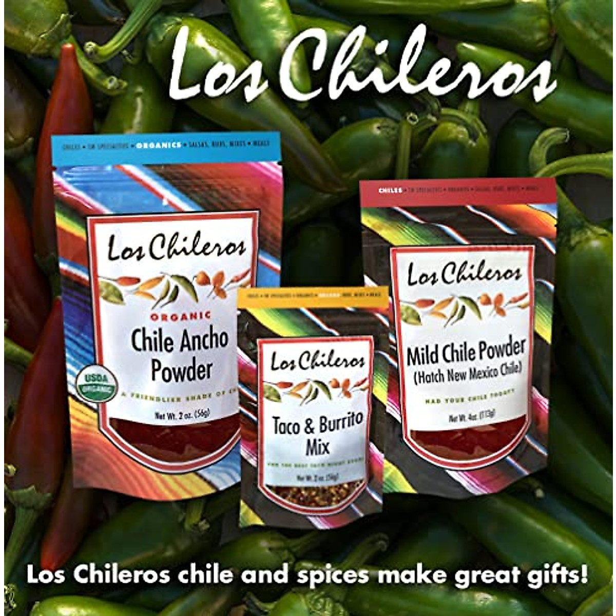 Los Chileros Taco and Burrito Mix, 2 Ounce