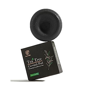 BEAUT'E SEOUL Cowash Cleansing Conditioner Bar Soap - Tea Tree Conditioner Hair Mask with Activated Charcoal Scalp Treatment Dandruff Care, Solid Coconut Cowash Hair Moisturizer