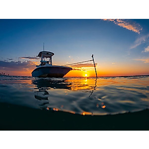 Stick It Anchor Pins for Shallow Water- Anchor Pin System and 8' White Pin