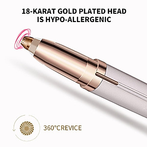 MEIYIXIN Electric Eyebrow Trimmer for Women, Precision Hair Removal, Battery Charging, Easy to Use, Multipurpose, Stylish and Portable