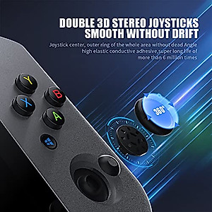 Daxceirry WIN600 Video Handheld PC Game Console Win 10 Edition 8G DDR4 with 256G M.2 SSD, Support Steam OS with AMD Athlon Silver 3050e 5.94in OCA Full Lamination IPS Screen