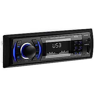 BOSS Audio Systems 612UA Multimedia Car Stereo - Single Din, No CD DVD Player, MP3, USB Port, AUX Input, AM/FM Radio Receiver