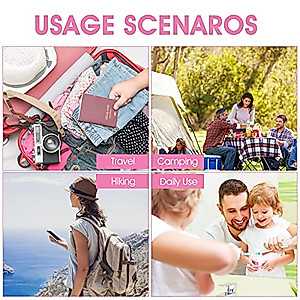 Sibba Travel Toothbrush, 4 Pack Folding Toothbrushes, Portable Soft Bristles Toothbrush with Box for Travel Camping Hiking School Home