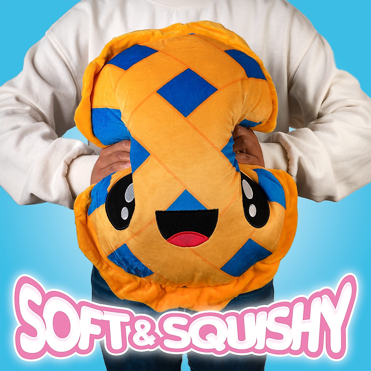 Scentco Smillows - Gourmet Scented Stuffed Plush Pillows (Blueberry Pie) - Accent, Throw, Decorative Pillows - Kids Room Decor, Gift for Kids