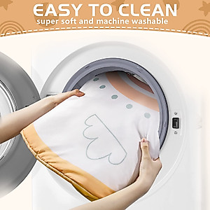 IPOZITO Baby Gym and Infant Play Mat, Stage-Based Sensory and Motor Skill Development Language Discovery Activity Play Gym, Thicker Non-Slip Design Tummy Time Activity Mat with 5 Toys Washable