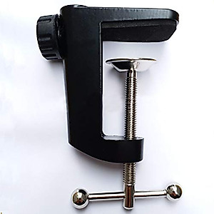 ARTIBETTER C Shape Desk Table Mount Clamp For Microphone Mic Suspension Boom Scissor Arm Stand Holder with Adjustable Screw