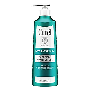 Curel Hydra Therapy 12 Ounce Wet Skin Moisturizer Pump (354ml) (2 Pack)