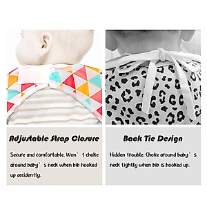 Little Dimsum Full Sleeved Feeding Bib 2 Pack,Baby & Toddler Waterproof Bib Apron,Food Protection Large Pocket Eating Smock 6-36 Months