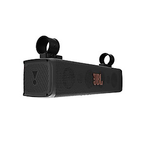 JBL RallyBar S - 21" Bluetooth Universal Outdoor Vehicle Soundbar with Built-in 150w RMS Amplifier, IP66 Water & Dust Resistant, Black