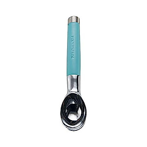 KitchenAid KO117OHAQA Gourmet Ice Cream Scoop, One Size, Matte Aqua Sky