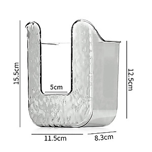 Kitchen Wipes Storage,Flushable Wipe Holder for Bathroom,Wall Mount Tissue Box Holder, Wall-Mounted Tissue Box, Non-Slip Flushable Wipes Holder, Wipe Container, Wipes Dispenser for Kitchen