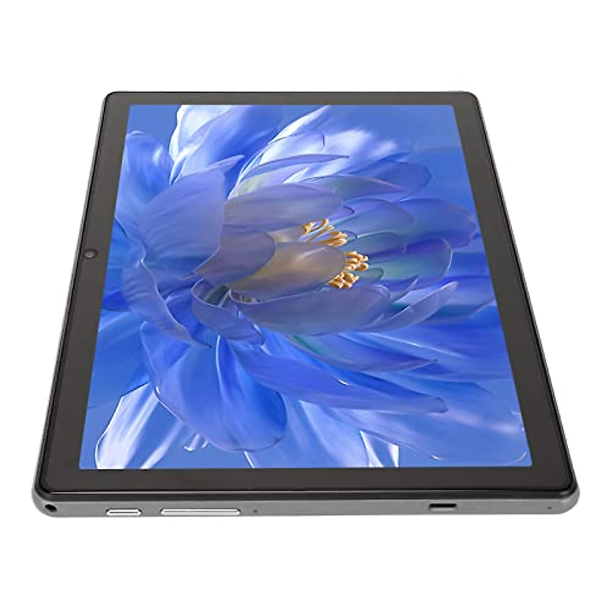 PUSOKEI 10.1in Tablet 12, Dual SIM LTE Calling Tablet, MT6750 8 Cores CPU, 6G RAM 128G ROM, HD IPS Touch Screen, 8MP & 13MP Camera, Dual Band WiFi, BT, 8000mAh Battery (Gray)