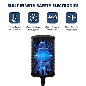 PK Power AC/DC Adapter for Sony DVP-FX930 DVPFX930 Portable DVD Player 9.5V 9V - 12V Power Supply Cord Cable Battery Charger Mains PSU