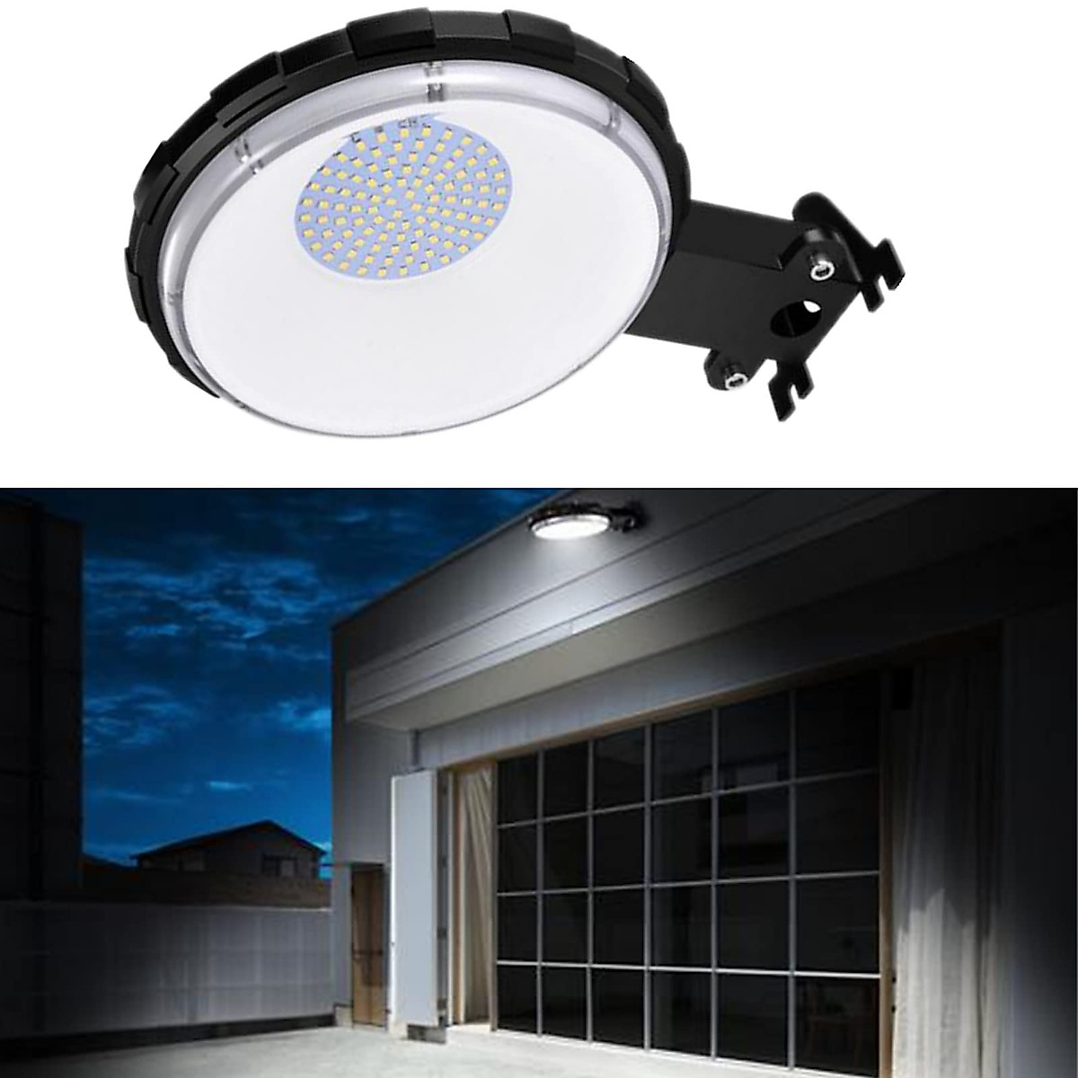 LED Barn Light 100W, 10000LM Dusk to Dawn Outdoor Area Lighting, 5000K Daylight Yard Lights, IP65 Waterproof LED Ceiling Security Lights for Outdoor Street Barns Garage Yard Warehouse Farmhouse