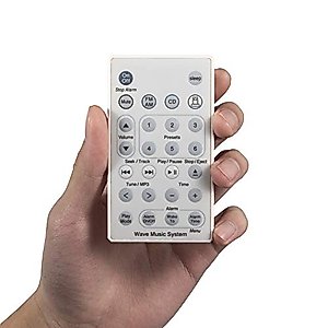 Universal Replacement Remote Control for Bose Sound Touch Wave Music Radio System I II III IV (Without Battery)-White