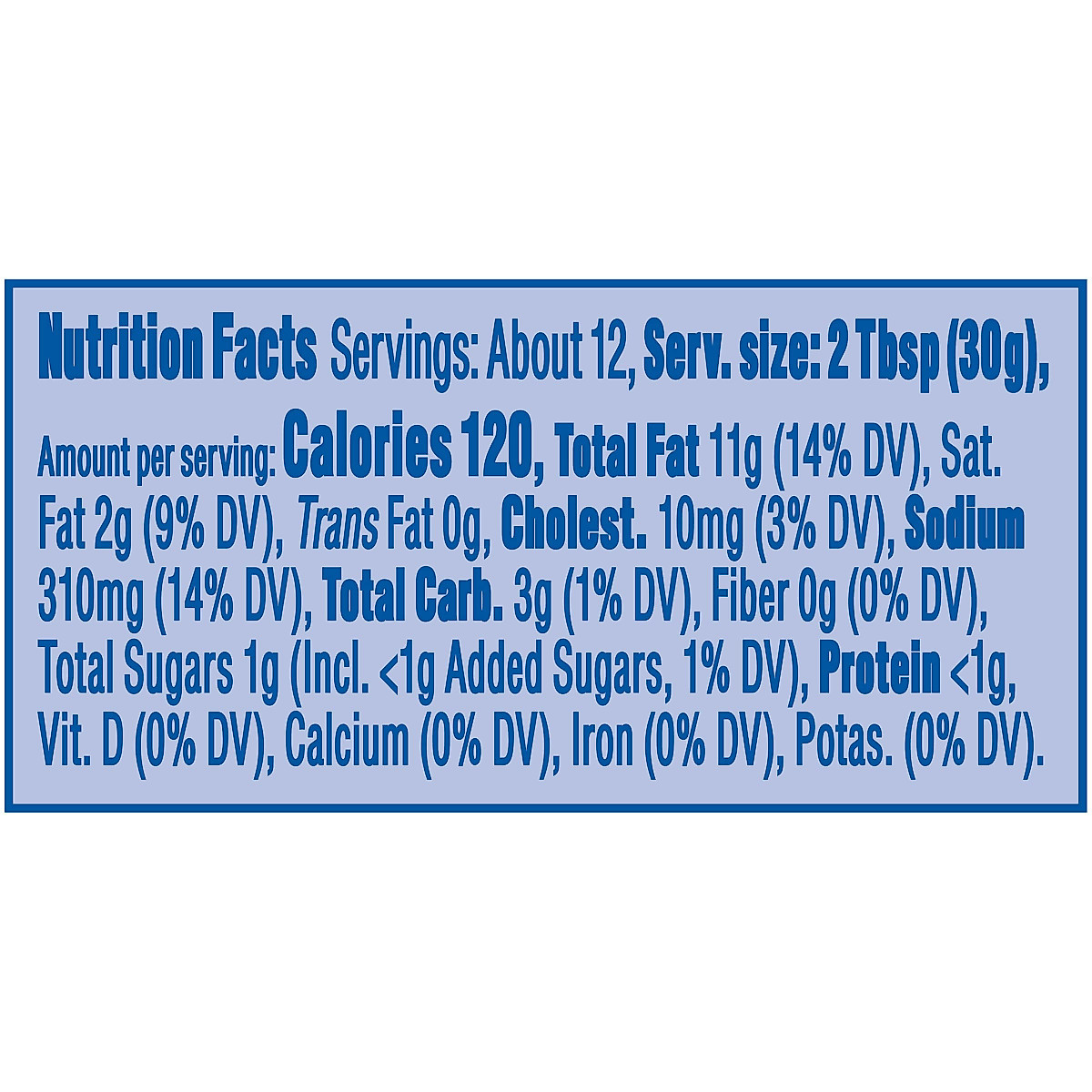 Taco Bell Chipotle Creamy Sauce, 12 fl oz (Pack of 8)