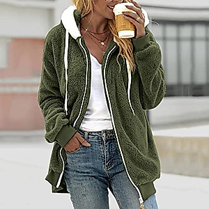 Womens Casual Tunic Tops Cardigan tie dye Sweater Women White lace Shirts for Women Long Sleeve Pink Plaid Flannel Shirt Cardigan with Buttons Full Zip Fleece Funnel Neck Hoodies for Women Christmas