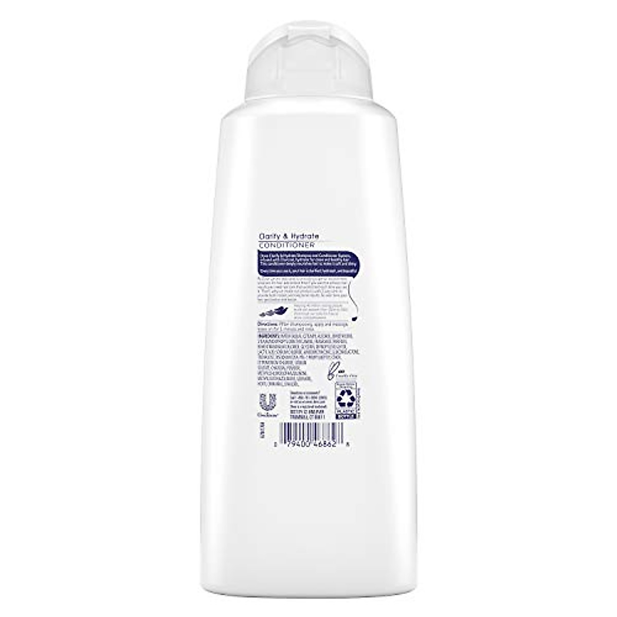 DOVE HAIR Nutritive Solutions Conditioner With Charcoal For Oil Prone Hair Clarify & Hydrate Nourishes For Healthy and Hydrated Hair 20.4 oz