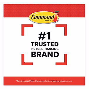 Command Large Universal Frame Hanger, 3 Picture Hangers with 6 Command Strips and 6 Frame Stabilizer Strips, Decorate Damage-Free