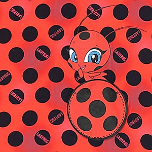 Miraculous Ladybug Little Girls 2 Pack Short Sleeve Dresses Black 7-8