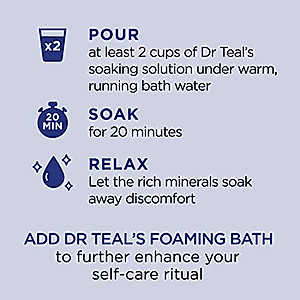 Dr Teal's Pure Epsom Salt Soak, Fragrance Free, 4 lbs