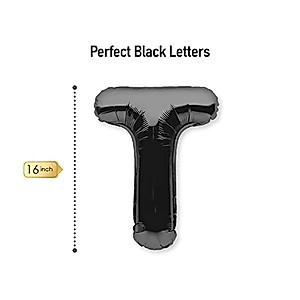 PartyForever BORN TO ROCK Balloons Banner Black Birthday Party Decorations Sign