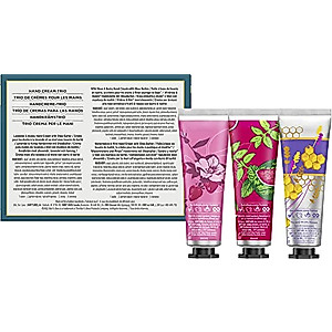 Burt's Bees Gifts, 3 Moisturizing Hand Creams with Shea Butter, Hand Cream Trio Spring Set - Lavender and Honey, Wild Rose and Berry & Watermelon and Mint