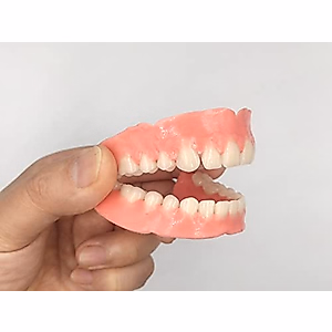 Healthyare Denture Do it Yourself Full Set of Top and Bottom Fake Teeth for Improve Smile