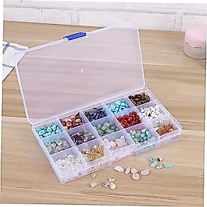 COHEALI Ornament Kits Set Decorative Beads Gem Beads Beads Crystal Beads Heart Charm Jewelry Making Findings Natural Beads Kit Hallow Bead DIY Beads Suite Gemstone Beads Beadwork Tibet