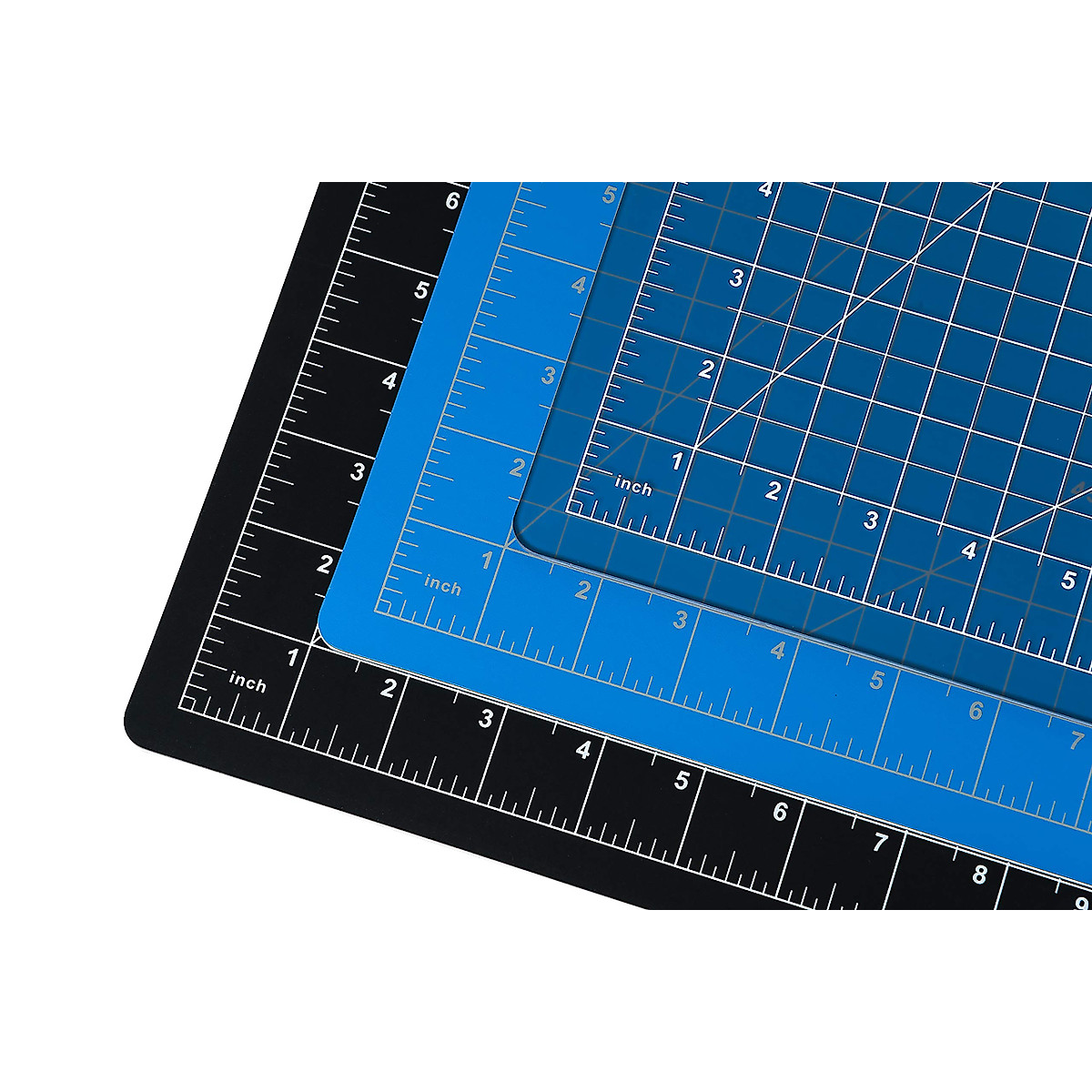 Dahle - 10671-12580 Vantage 10671 Self-Healing Cutting Mat, 12"x18", 1/2" Grid, 5 Layers for Max Healing, Perfect for Crafts & Sewing, Black
