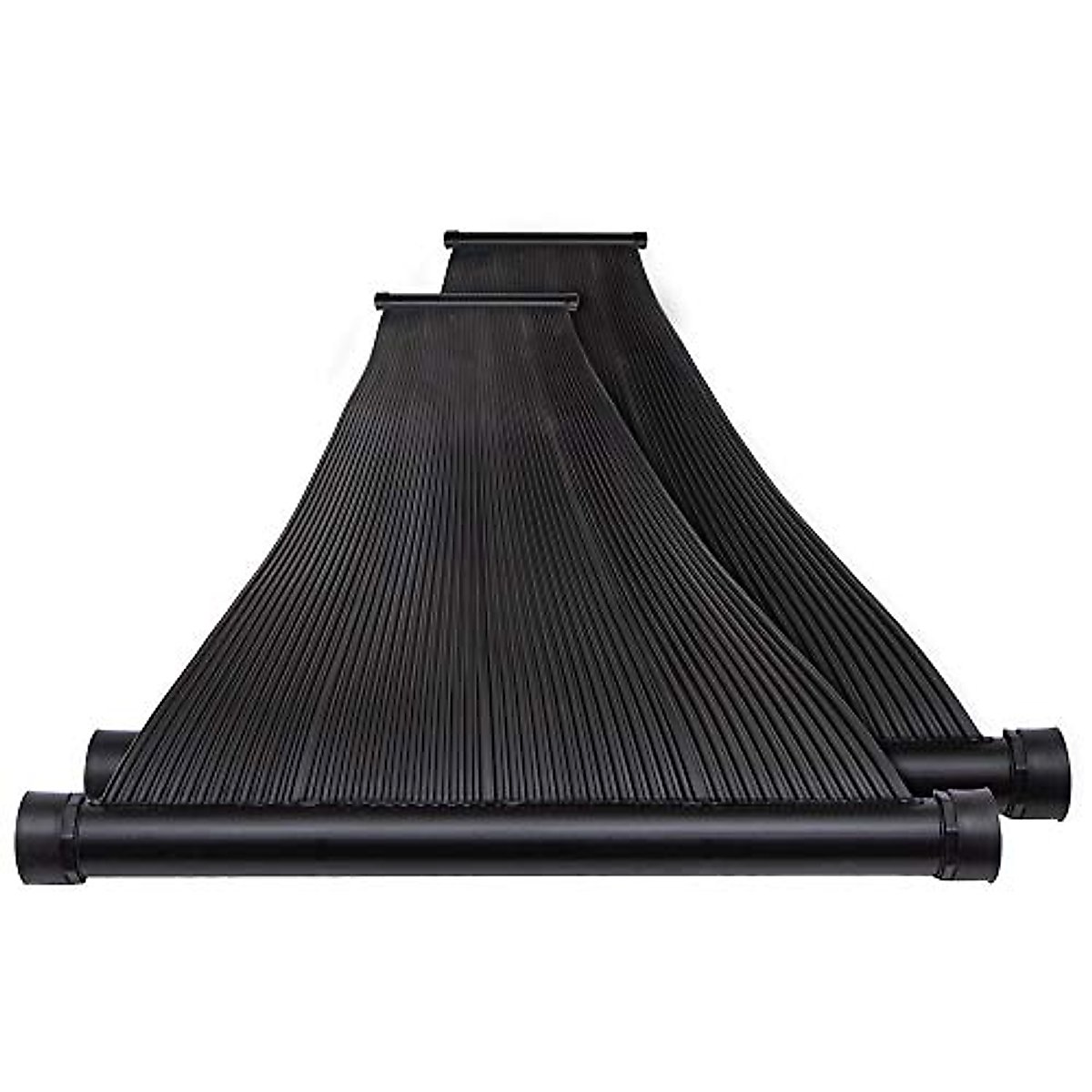 SunQuest Solar Heater Replacement Panel - 2 Pack (2ft x 10ft) Collector only - Solar Pool Heater for Existing Solar Systems -Tube on Web Design Panel-Polypropylene UV Resistant