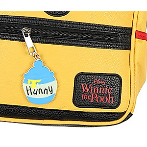 Disney Winnie The Pooh Hunny Lovin' Textured Faux Leather 3D Ears Mini Backpack