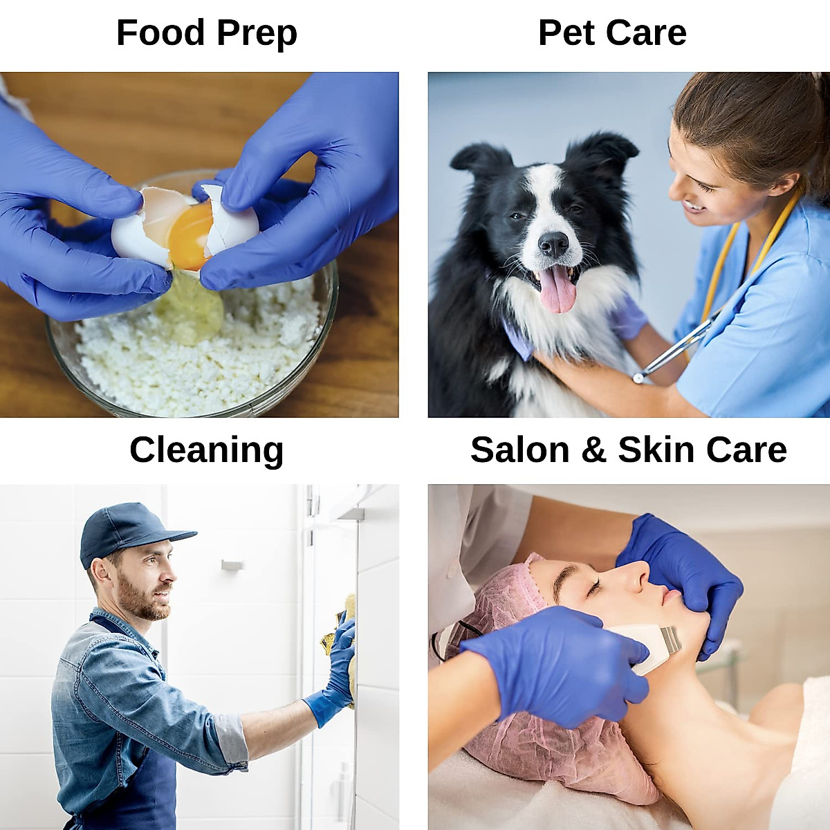 HCS Nitrile Gloves Medium - (250/Box) Low Dermatitis, Non-Latex Medical Gloves - Fentanyl & Chemo Protection - Rubber Gloves Disposable