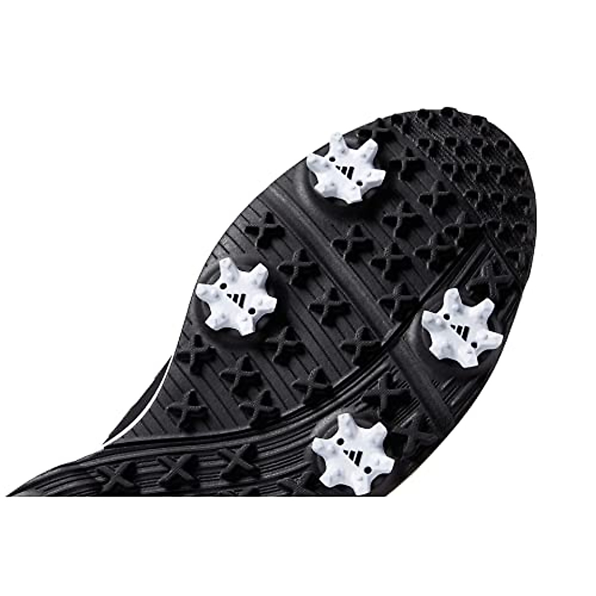 adidas Women's W TECH Response 3.0 Golf Shoe, core Black/FTWR White/Silver met, 8