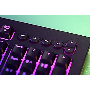Razer Cynosa V2 Gaming Keyboard: Customizable Chroma RGB Lighting - Individually Backlit Keys - Spill-Resistant Design - Programmable Macro Functionality - Dedicated Media Keys