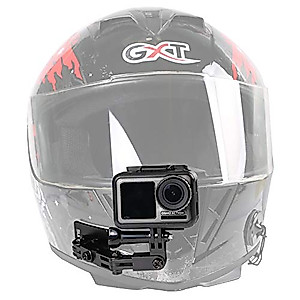 Aluminum Motorcycle Chin Helmet Mount Compatible with GoPro Hero 11/10/9/8 Black/AKASO/Campark/YI Action Camera and More (Aluminum Motorcycle Chin Helmet Mount)