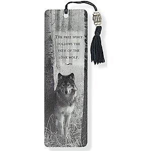 Wolf Beaded Bookmark
