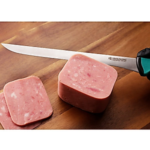 YOUSUNLONG Slicing Knife Ham Knife 10" (254mm) - Premium High-carbon molybdenum steel blade - Spanish Style Meat and Ham Slicer - Ergonomic & non-slip handle