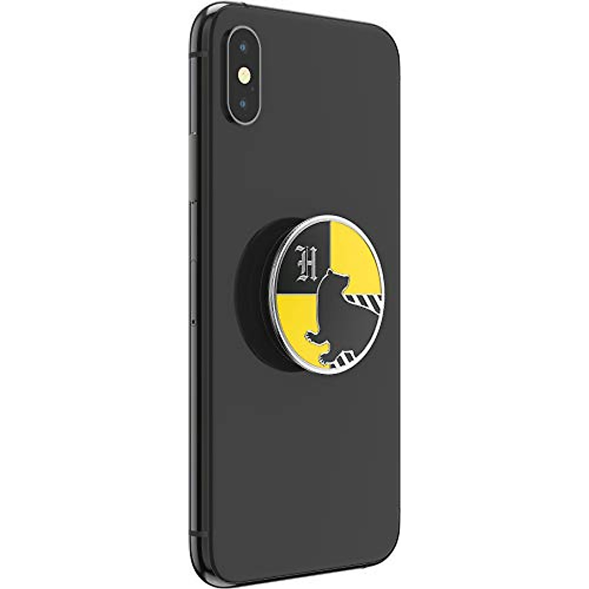 ​​​​PopSockets Phone Grip with Expanding Kickstand, PopSockets for Phone - Enamel Hufflepuff