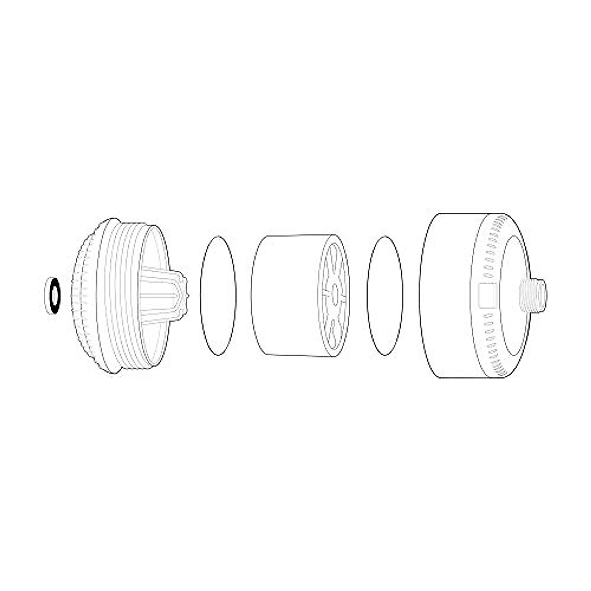 Sprite SL2-CM Slim-Line 2 Universal Shower Filter, 1.5 pounds, Chrome