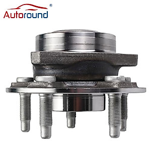 Autoround 513288 Pair Wheel Bearing and Hub Assembly Compatible with Chevy Impala/Malibu/Equinox, GMC Terrain, Cadillac CTS/XTS, Buick Regal/Lacrosse, Saab 9-5, 5 Lug Fit Front or Rear