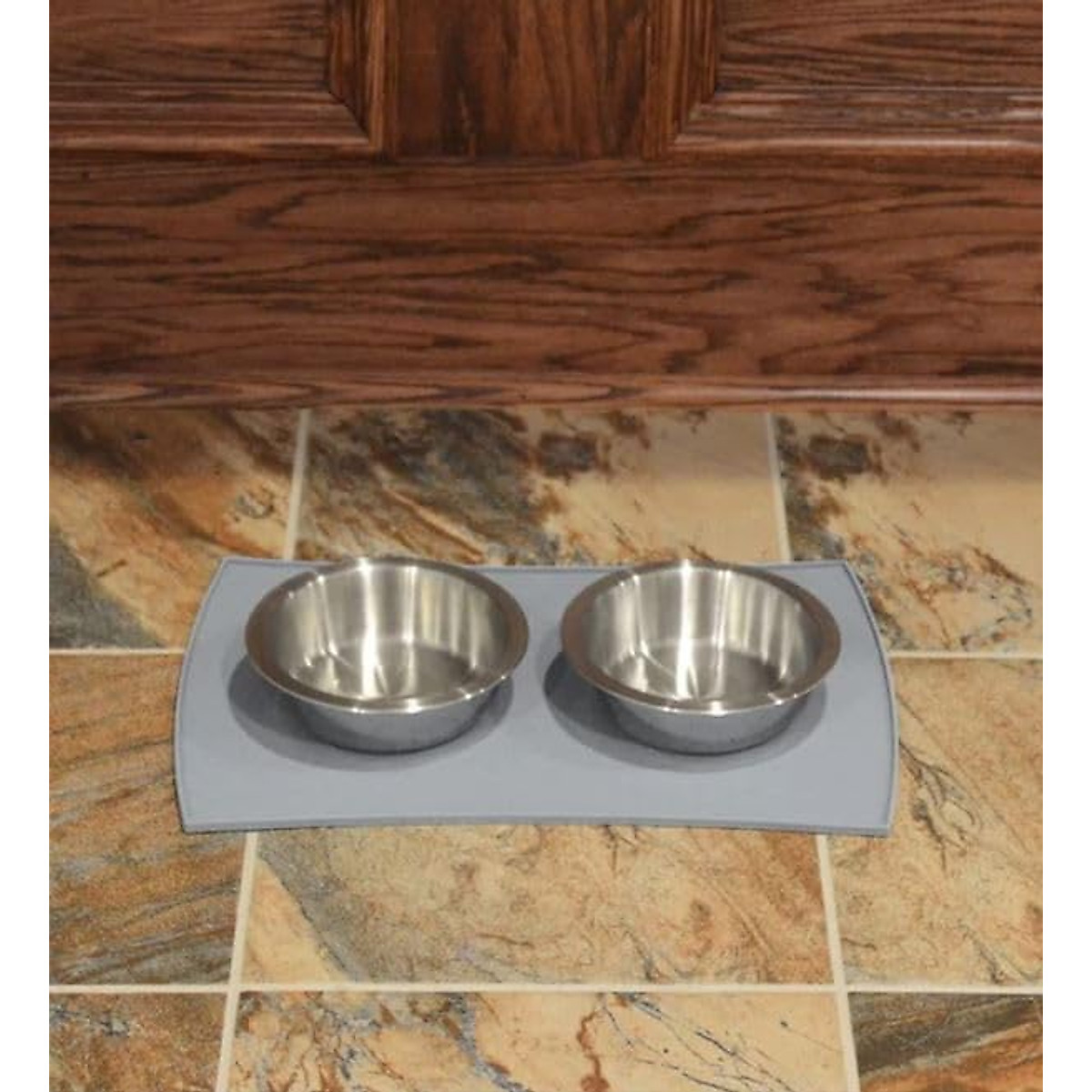 PetFusion Premium 304 Food Grade Stainless Steel Dog & Cat Bowls. Cat Bowls Shallow & Wide for Relief of Whisker Fatigue, 56-Ounce, Stainless
