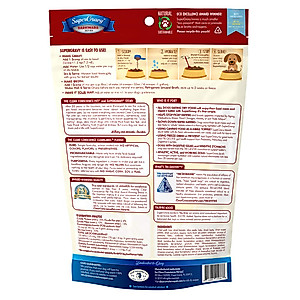 SuperGravy Original Trio- 30-Scoop bags- Natural Dog Food Gravy Topper - Hydration Broth Food Mix - Human Grade – Kibble Seasoning for Picky Eaters – Gluten Free Grain Free Total 90 Scoops