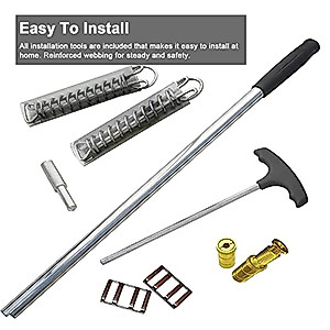 LILANAI Rectangle Inground Safety Pool Cover Blue, Garden/Backyard Winter Frame Pool Protection Cover, Waterproof/Anti-Dust/Rainproof/Anti-Snow (Size : 2x8m(7ftx26ft))