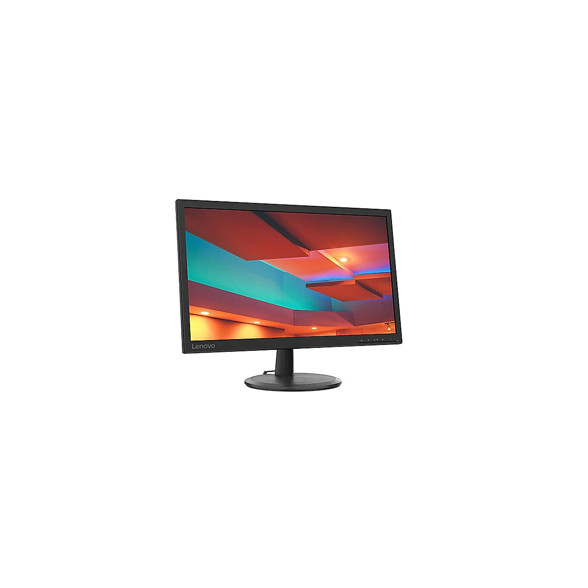 Lenovo D22-20 21.5-inch FHD (1920 x 1080) LED Backlit LCD Monitor, 16:9 Widescreen, 75Hz, 5ms, HDMI, VGA, VESA Mount, 66ADKCC1US, Raven Black (Renewed)