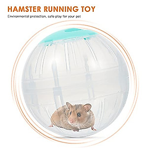 4 pcs Ball Chinchillas Special Clear Animals Small Hamster Running Run Indoor for Dog Chinchilla Wheels Funny Toys Supplies Toy Sports Mini Animal Exerciser Jogging Wheel