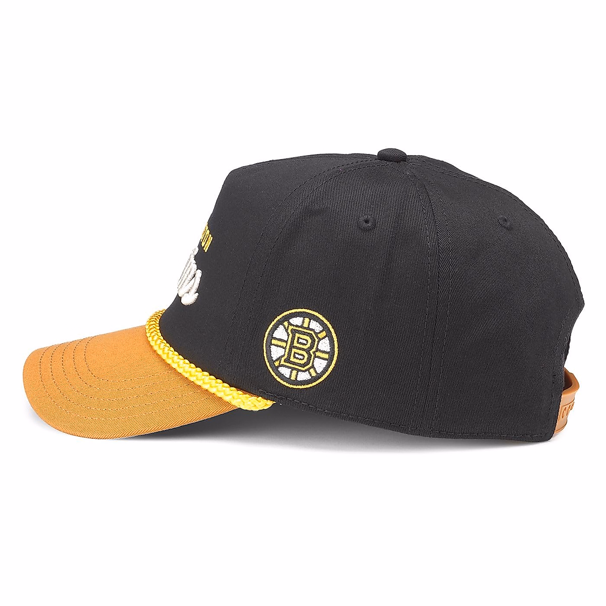 AMERICAN NEEDLE Boston Bruins NHL Roscoe Adjustable Snapback Baseball Hat (23008A-BBR-BLHA)