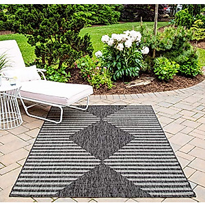 Novogratz by Momeni Villa Cavallo Indoor Rug, 6'7" X 9'6", Charcoal