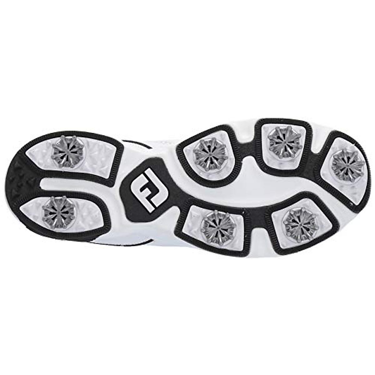 FootJoy Men's Sneaker Golf Shoes, White/Black, 11